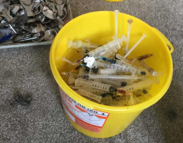 Sharps Removal Services - Specialist Clean & Care